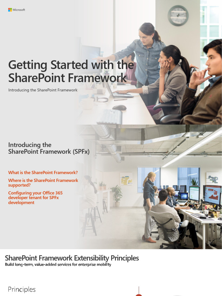 M1 - SharePoint Framework - Getting Started | PDF | Information ...