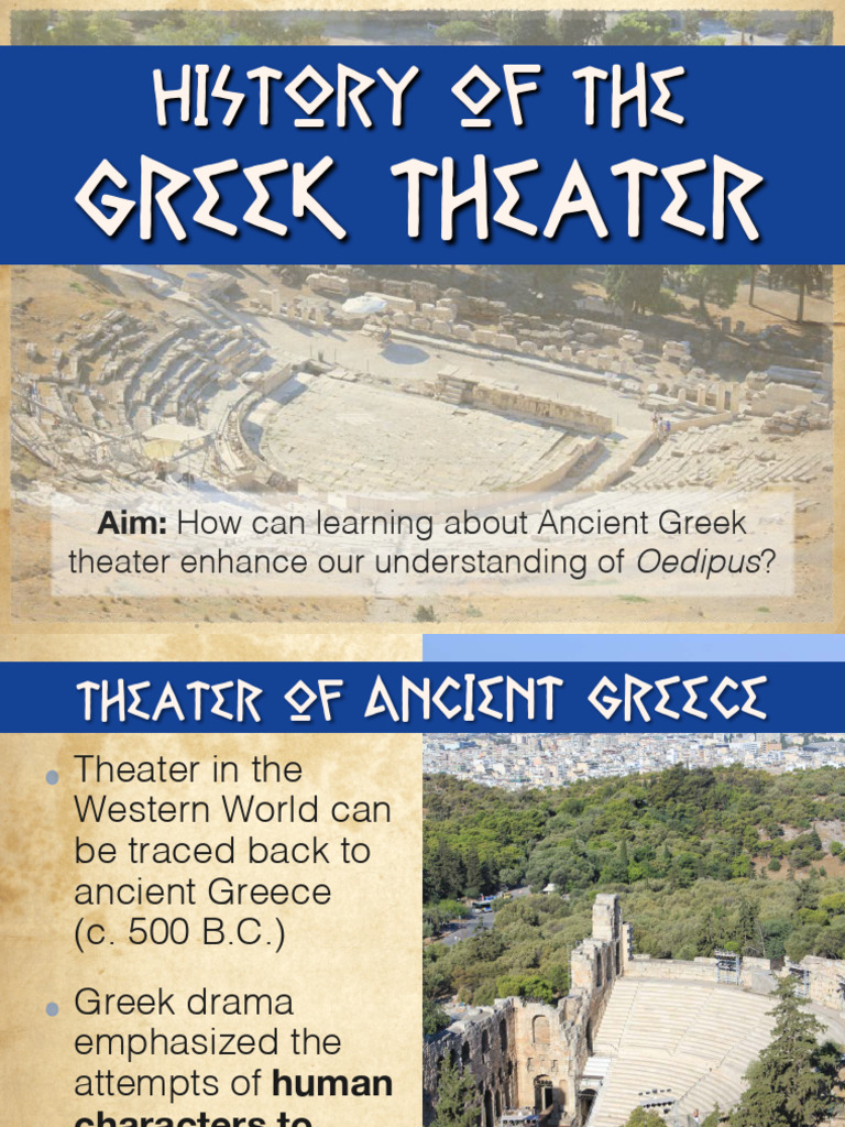 2017 History of The Greek Theatre | PDF | Theatre | Tragedy