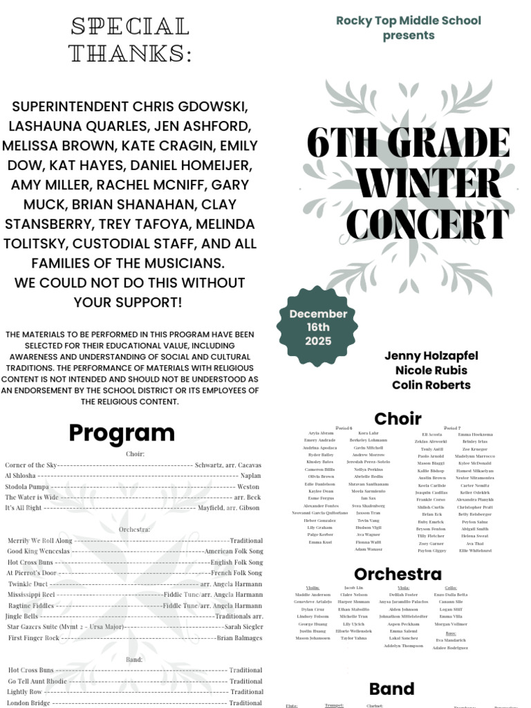 Copy of Cream Illustrated Music Concert Bi-fold Brochure | PDF | String ...