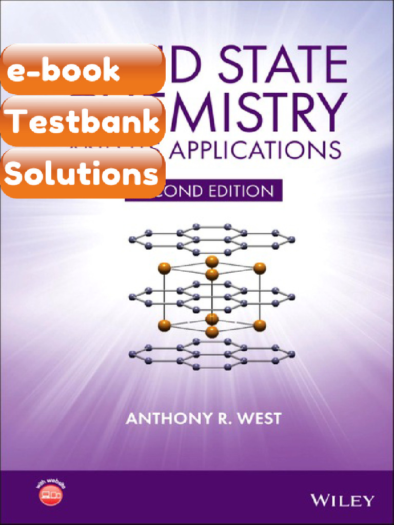 Testbank Solid State Chemistry and Its Applications 2nd Edition | PDF ...