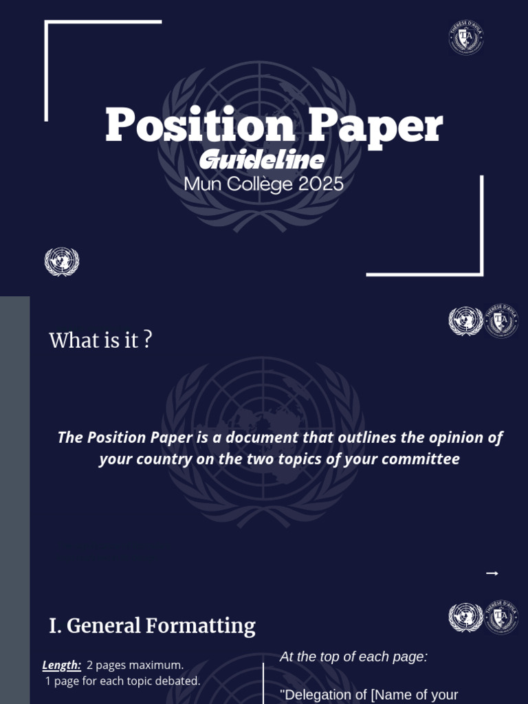 Position Paper Guideline | PDF