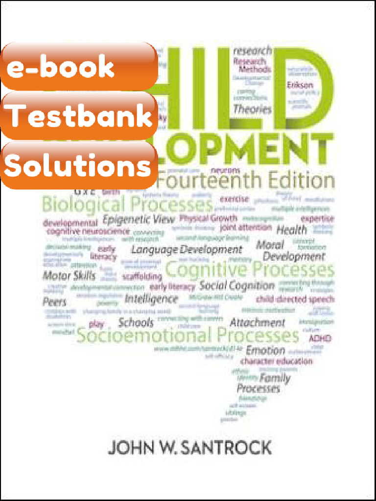 Testbank Child Development An Introduction 14th Edition Santrock | PDF ...