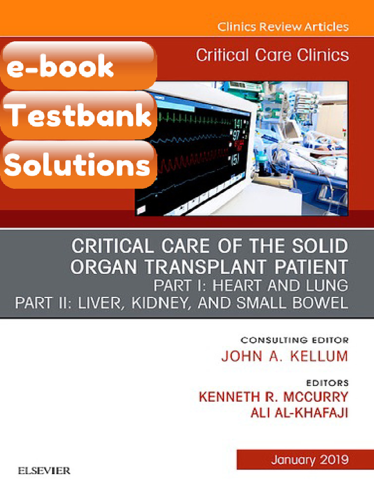 Testbank Critical Care of the Solid Organ Transplant Patient Part I ...