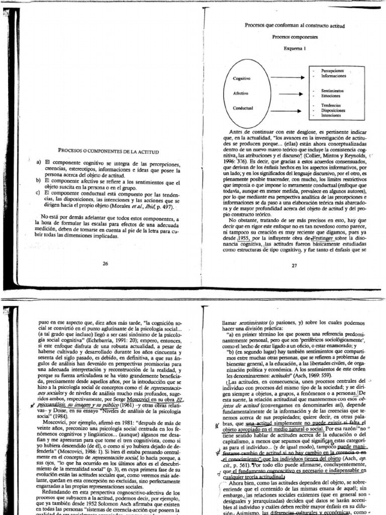Quiroz, A. (2004) Actitudes y Representaciones Sociales | PDF