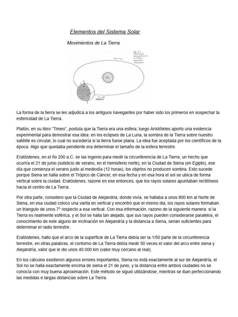 Elementos Del Sistema Solar-Armado | PDF | Tierra | Planetas