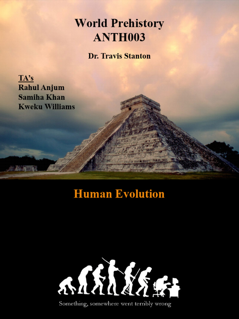 ANTH003 - Week 01 - Introduction - Early Epipaleolithic SW Asia | PDF ...