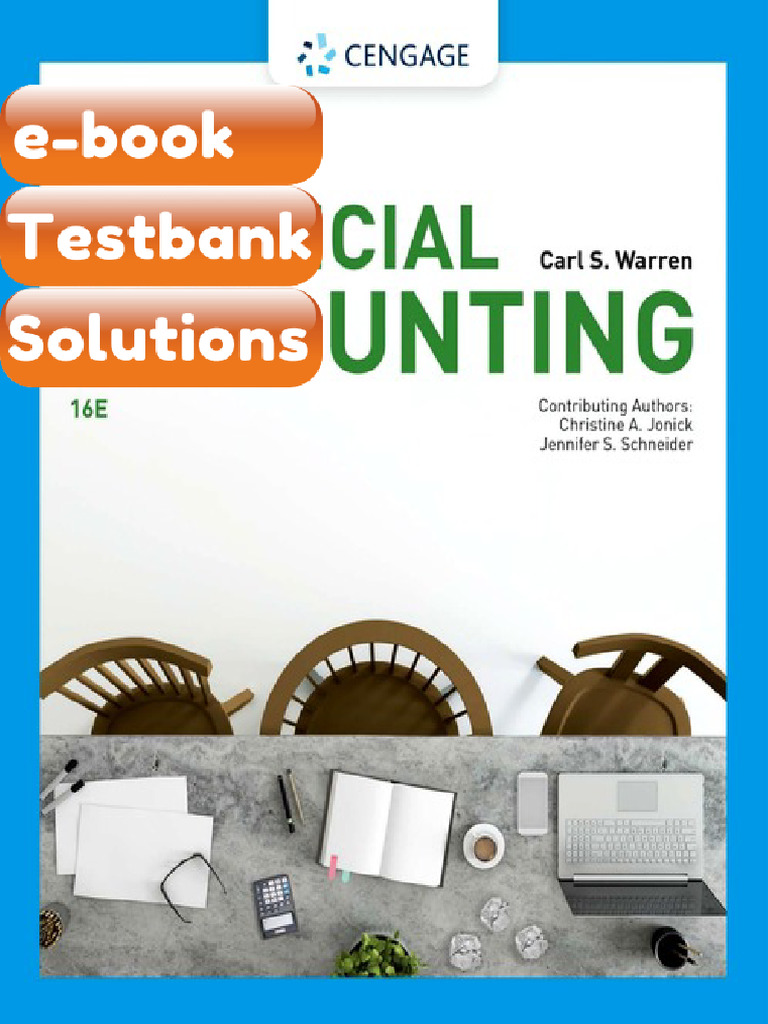 Testbank Financial Accounting 16th Edition Carl Warren Christine Jonick ...