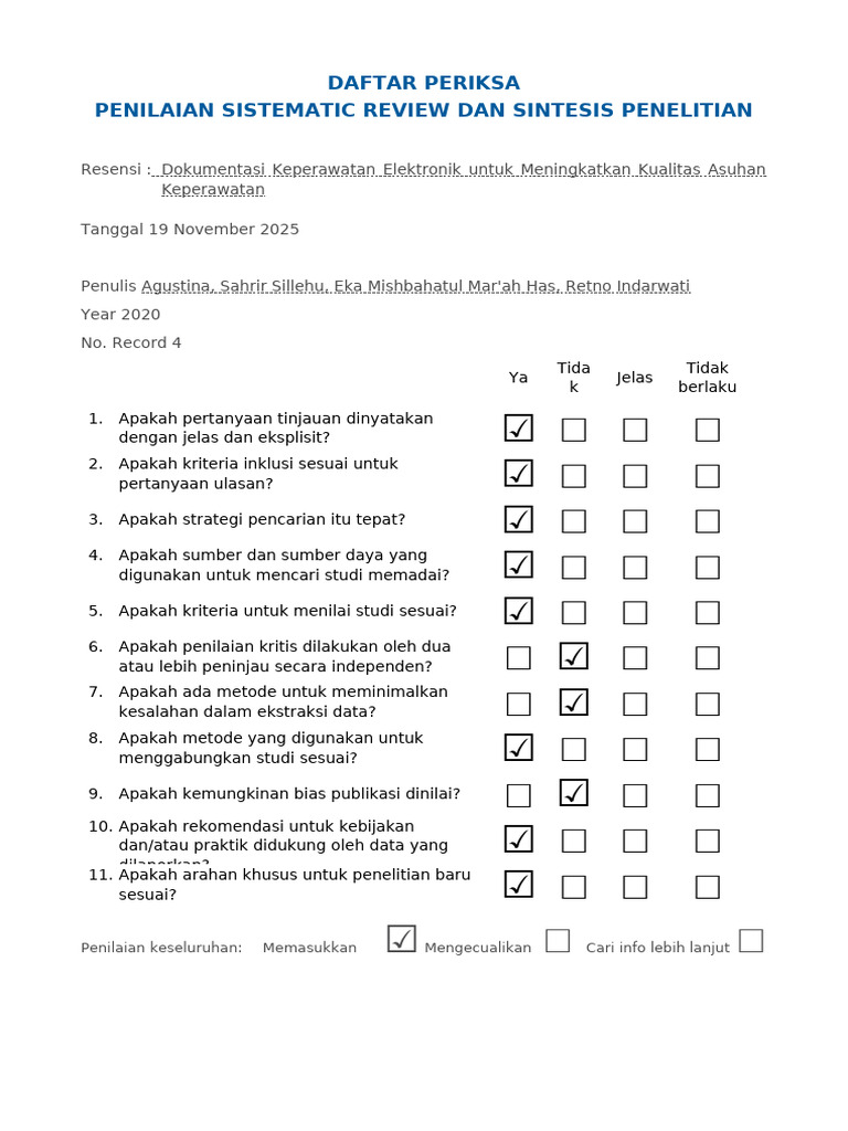 Review Keperawatan Elektronik | PDF