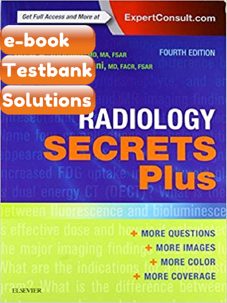 Testbank Radiology Secrets Plus 4th Edition by Drew a Torigian MD MA ...