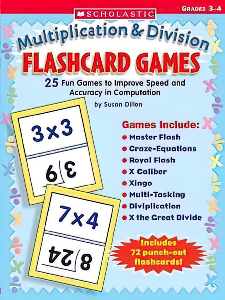 Multiplication & Division Flashcard Games_ 25 Fun Games to ...