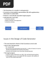Code Generation in Compiler Design | PDF | Compiler | Program Optimization