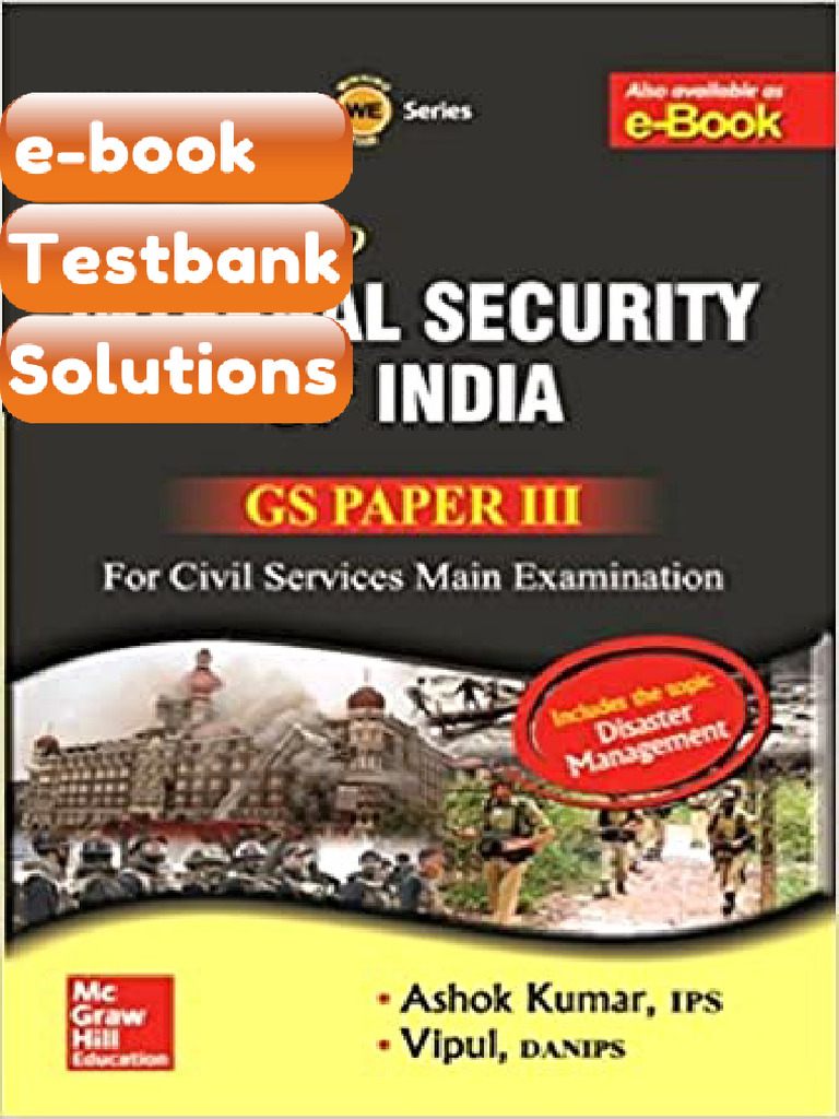 Testbank Challenges to Internal Security of India Includes Disaster ...