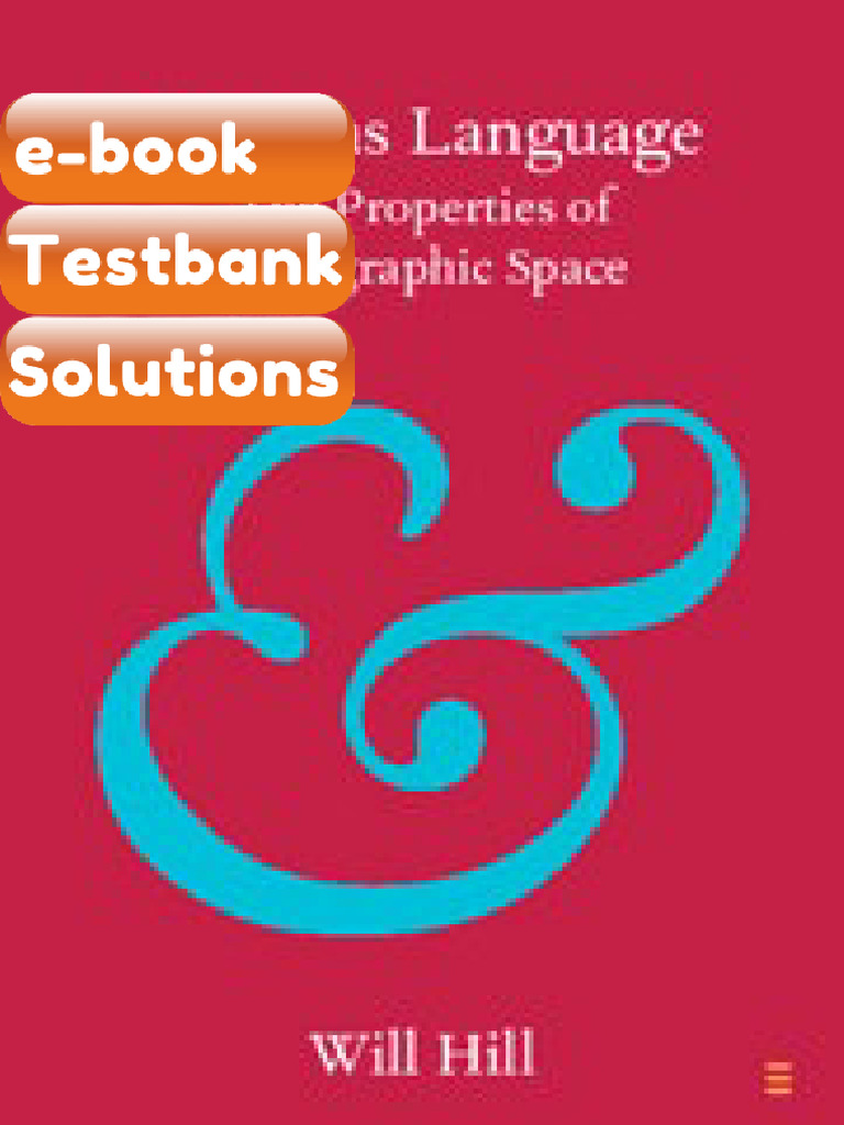 Testbank Space as Language the Properties of Typographic Space Will ...