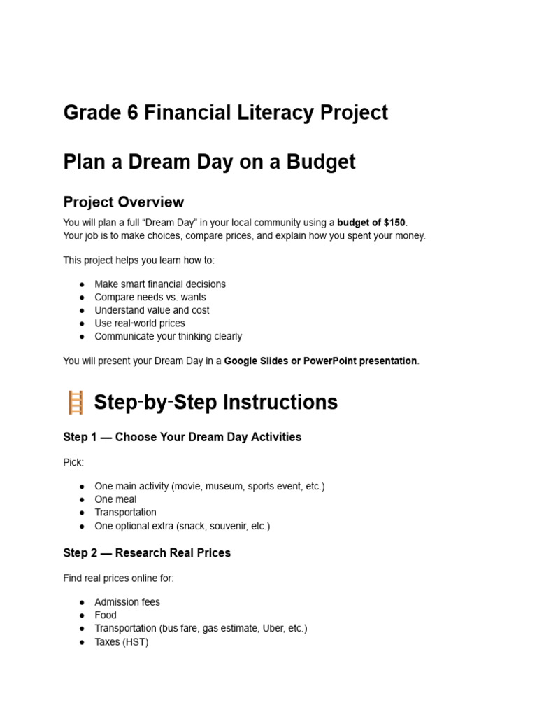 Rayaan Uzair - Grade 6 Financial Literacy Project | PDF