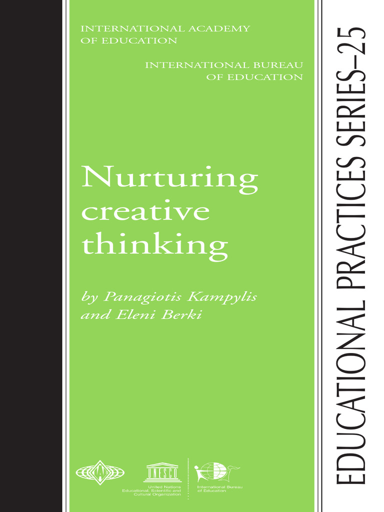 Nurturing Creative Thinking | PDF | Creativity | Learning