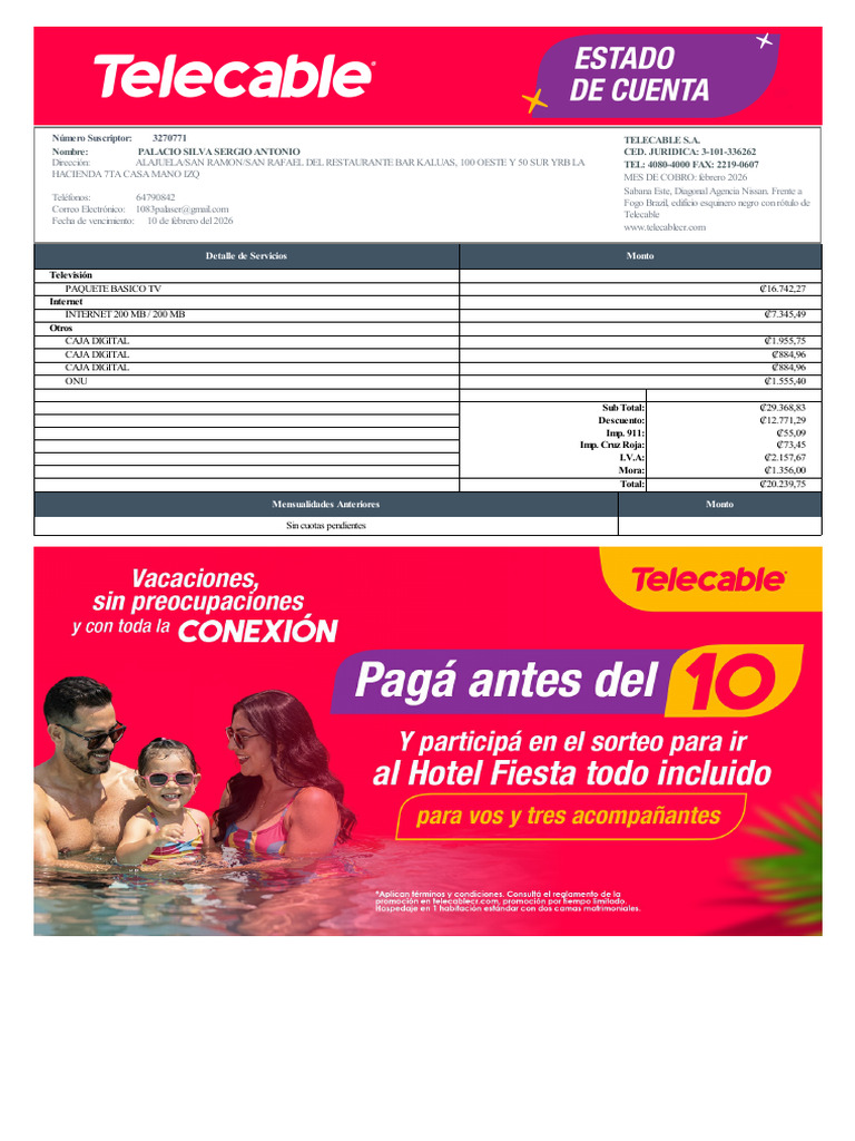 Tele Cable | PDF | Telecomunicaciones | Tecnología de información y ...