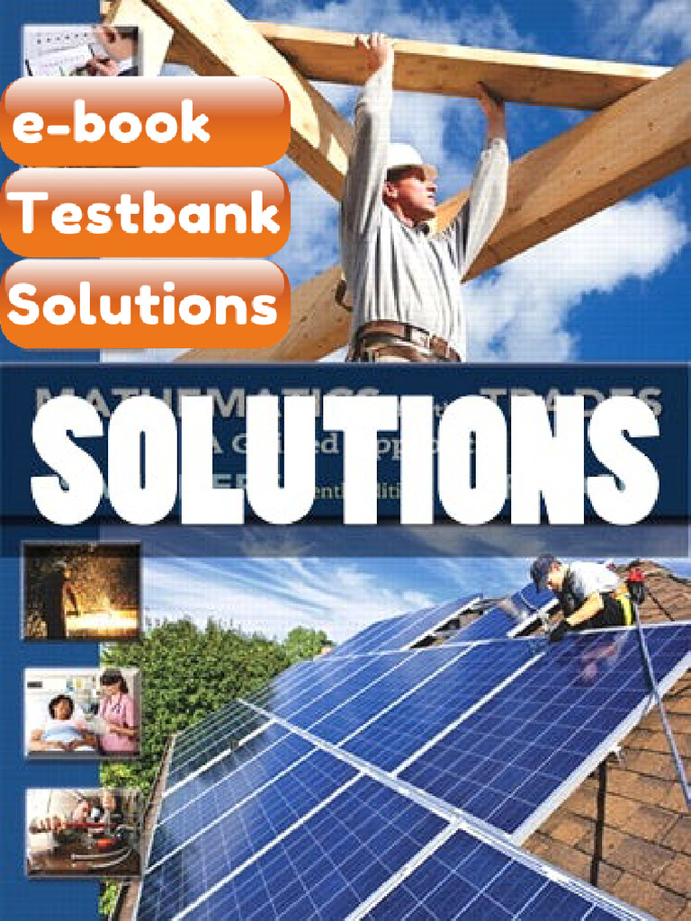 Testbank Mathematics for the Trades a Guided Approach 10 Ed Carman ...