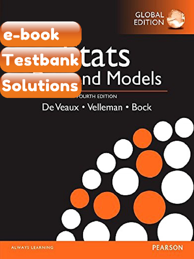 Testbank Stats Data and Models Global 4th Edition by Richard D de Veaux ...