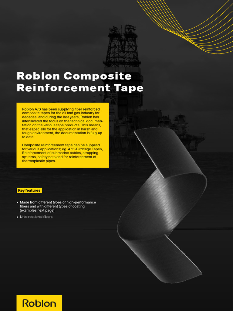 Roblon Composite Reinforcement Tape | PDF