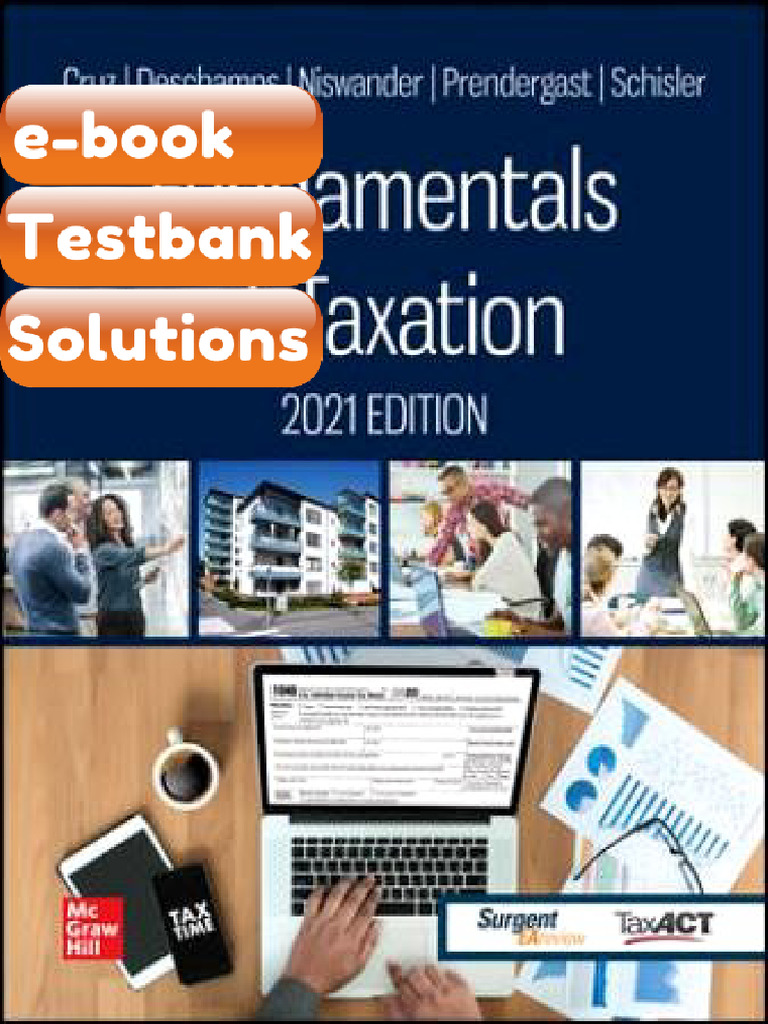 Testbank Fundamentals of Taxation 2021 Edition 14th Edition Ana Cruz ...