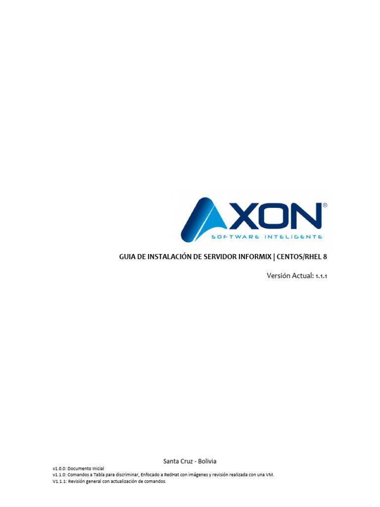 001 - Guia Instalación Servidor Informix y SO | PDF | Arquitectura de ...