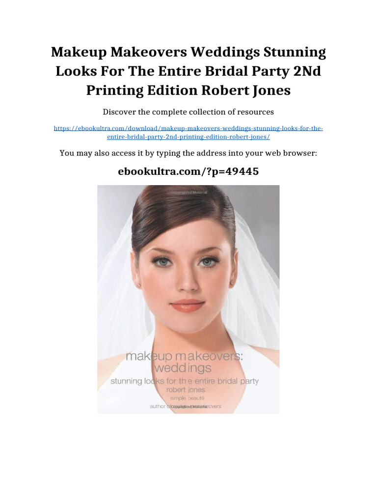 Makeup Makeovers Weddings Stunning Looks for the Entire Bridal Party ...