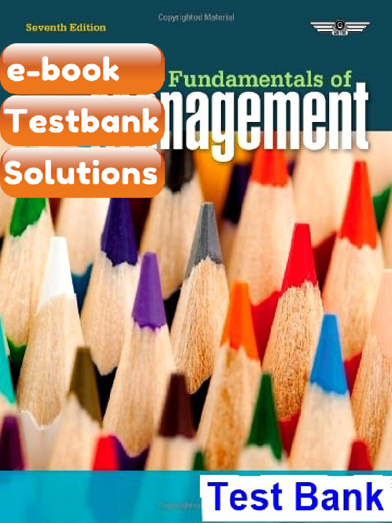 Testbank Fundamentals of Management 7th Edition Griffin | PDF ...