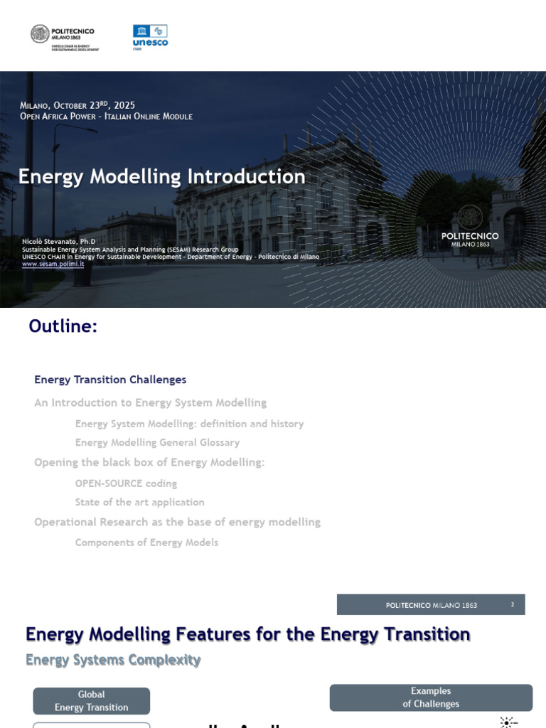 1.2 OAP Energy Modelling | PDF | Mathematical Optimization | Macroeconomics
