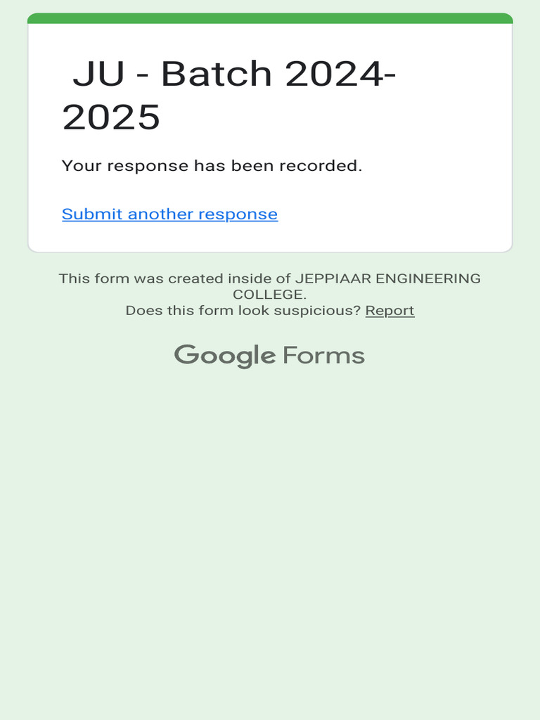 JU - Batch 2024-2025 | PDF