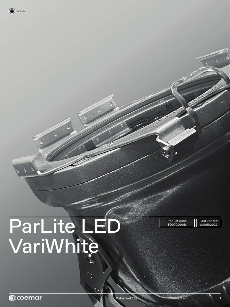 ParLite LED Variwhite Datasheet | PDF | Electrical Engineering ...