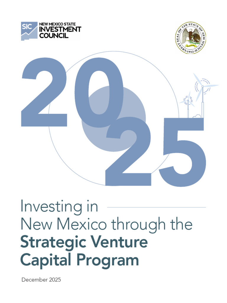 SCVP New Mexico 2025 | PDF | Venture Capital | Corporate Finance
