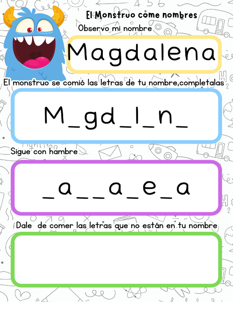 Monstruo Come Letras | PDF