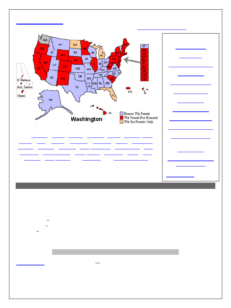 Washington | PDF | Concealed Carry In The United States | Justice