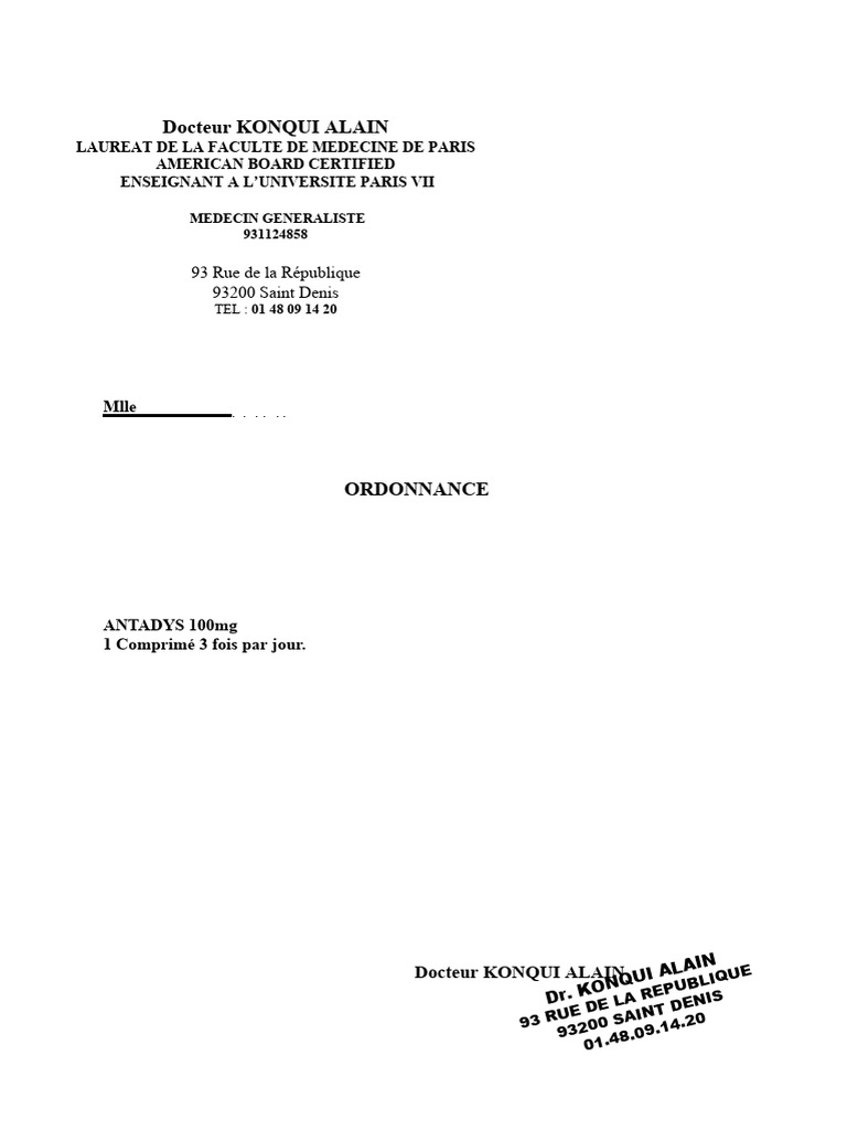 Ordonnance Antadys Ines TOUIL | PDF