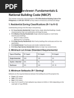 NBCP Setbacks and Firewalls Overview | PDF | Residential Buildings ...