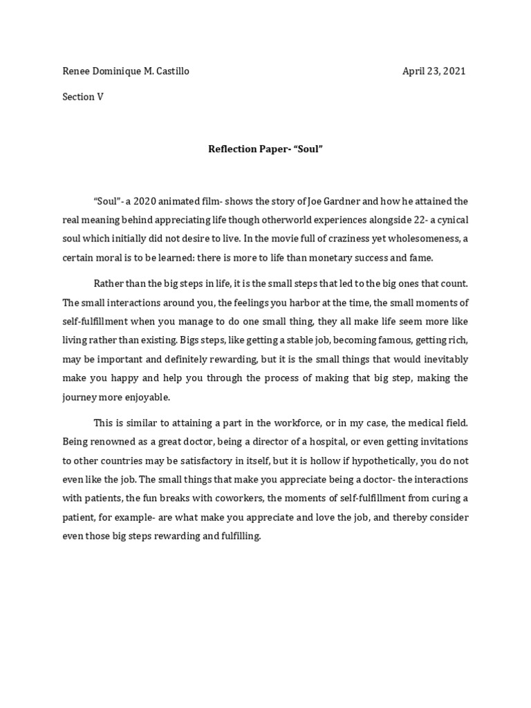 Week 7 - Reflection Paper | PDF