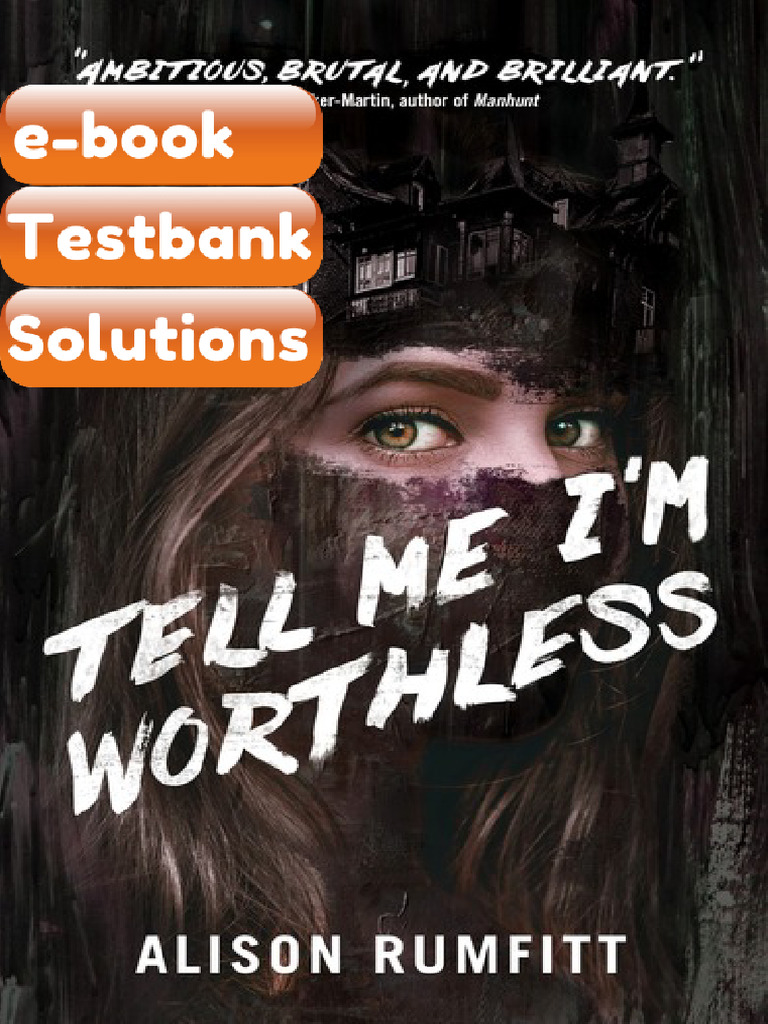 Testbank Tell Me Im Worthless Alison Rumfitt | PDF | Services ...