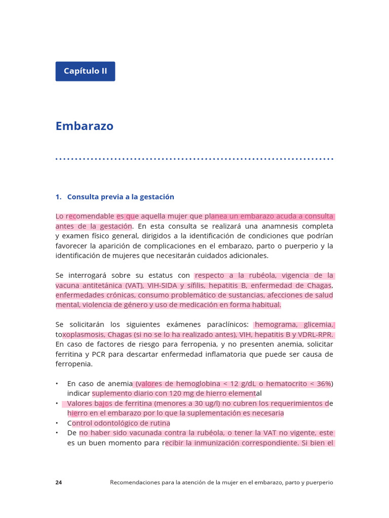 MSP_MANUAL_EMBARAZO_PARTO_PUERPERIO | PDF | El embarazo | Parto