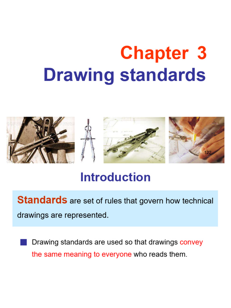 Ch-3,4 - Standards, Orthogonal Views | PDF | Geometry