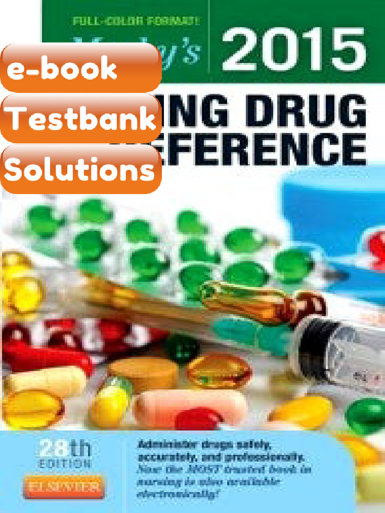 Testbank Mosbys 2015 Nursing Drug Reference 28e Download | PDF ...