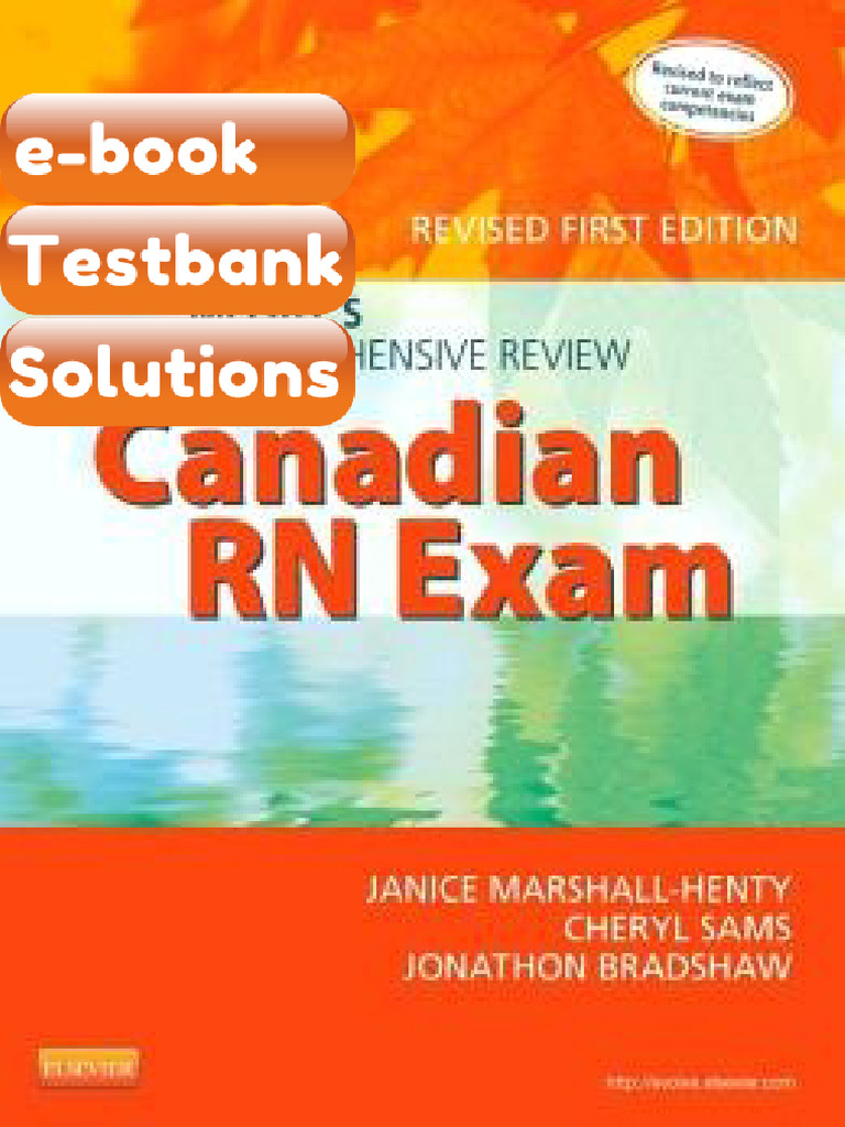 Testbank Mosbys Comprehensive Review For The Canadian RN Exam Revised ...