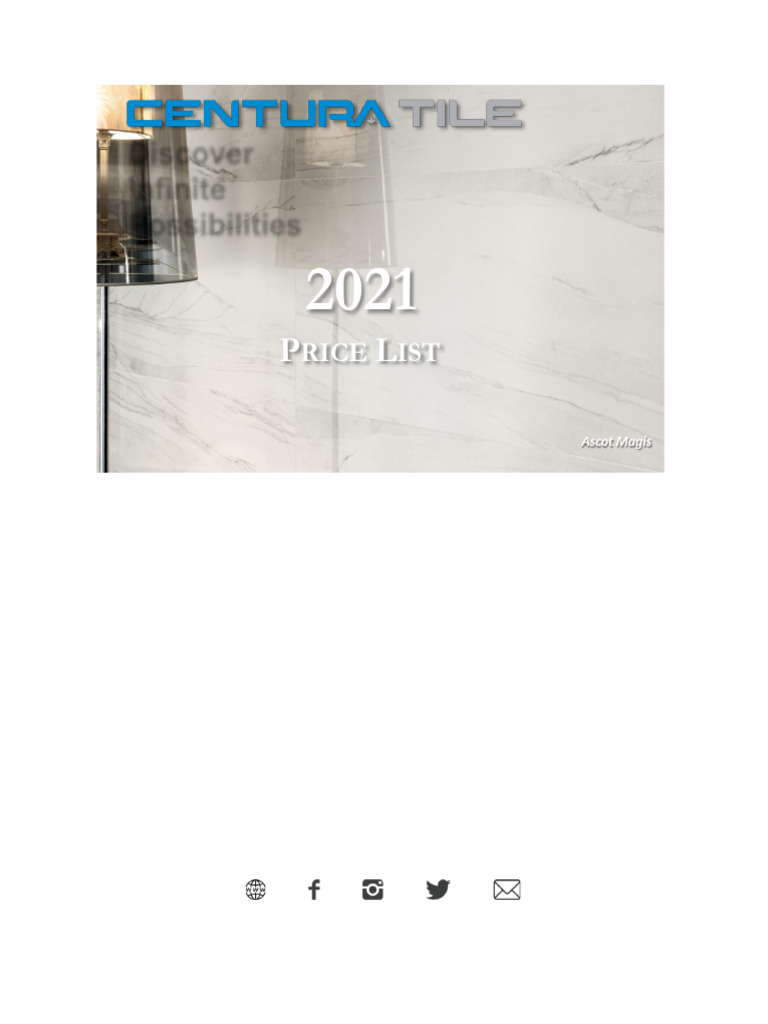 Centura Price List Van November 2021 | PDF | Building Materials