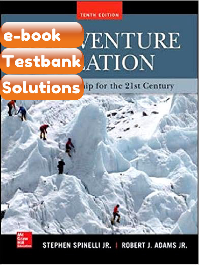 Testbank New Venture Creation Entrepreneurship for the 21st Century ...