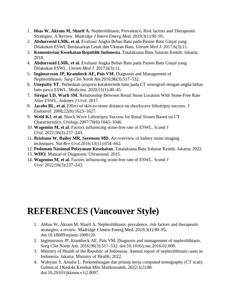 Dapus Manuscript Dr Shafa | PDF | Dependent And Independent Variables ...