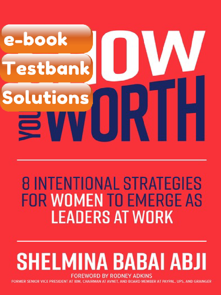Testbank Show Your Worth Shelmina Babai Abji Fast Download | PDF ...