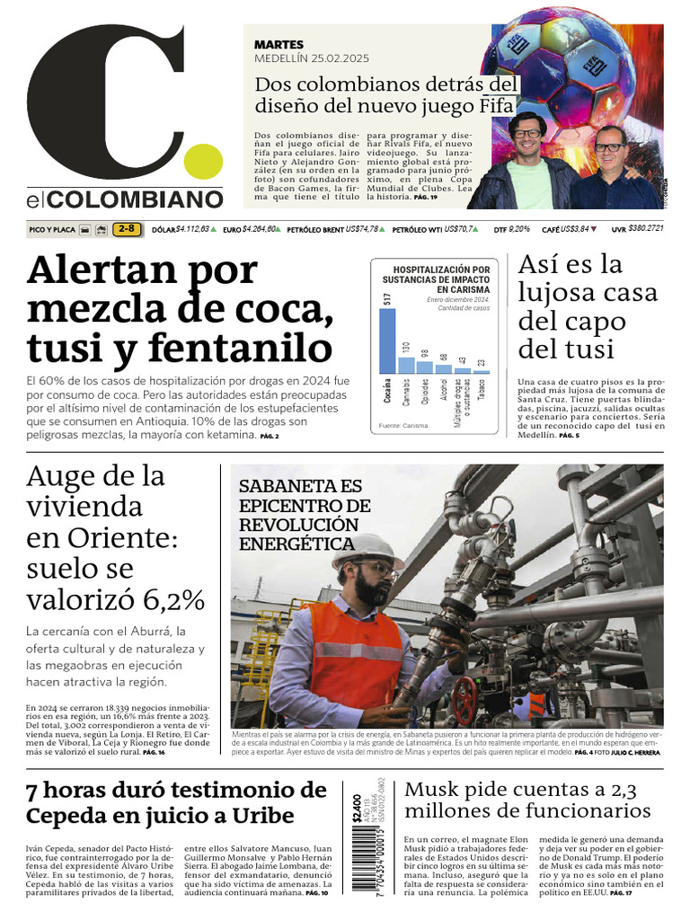 ElColombiano El Colombiano 25-02-2025 Complete | PDF