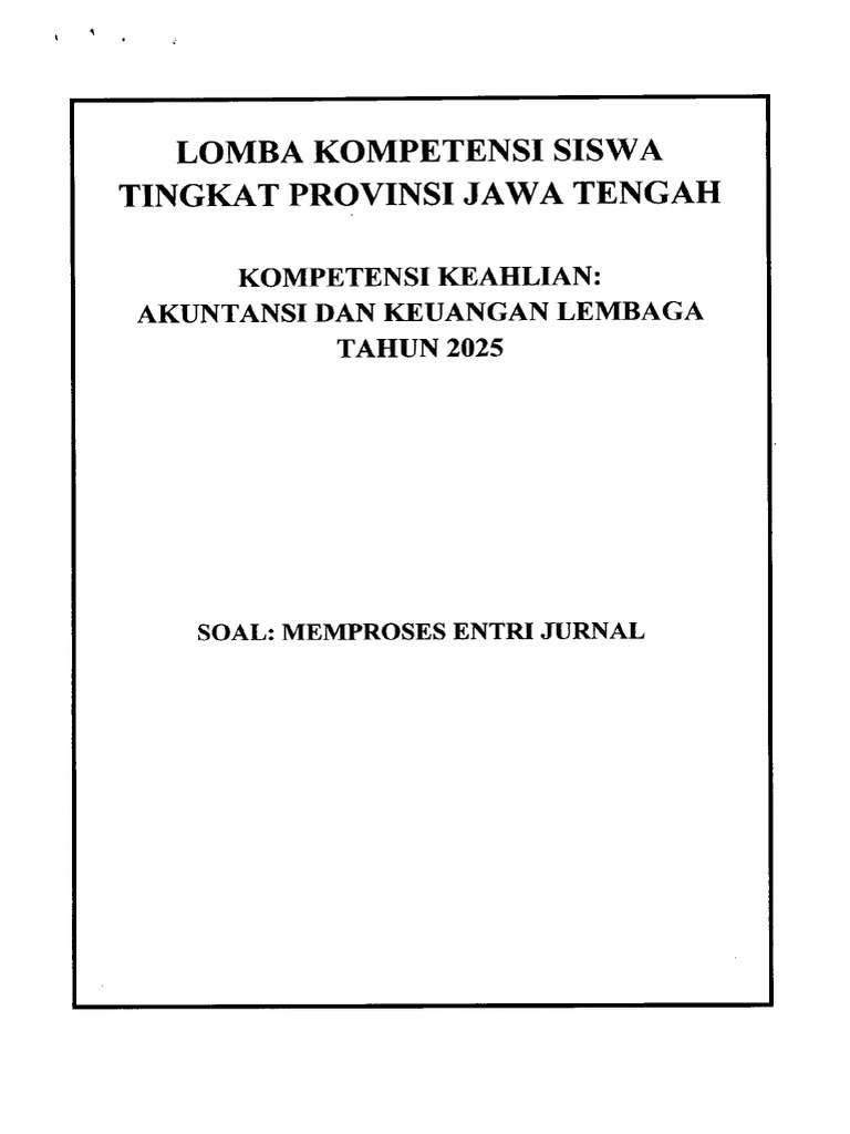 MEMPROSES ENTRI JURNAL | PDF