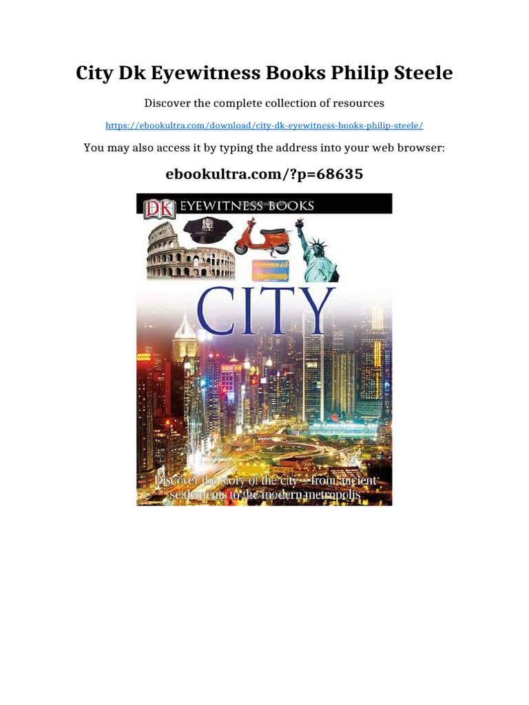 City DK Eyewitness Books Philip Steele online reading | PDF ...