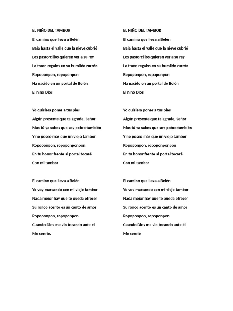 El Niño Del Tambor | PDF