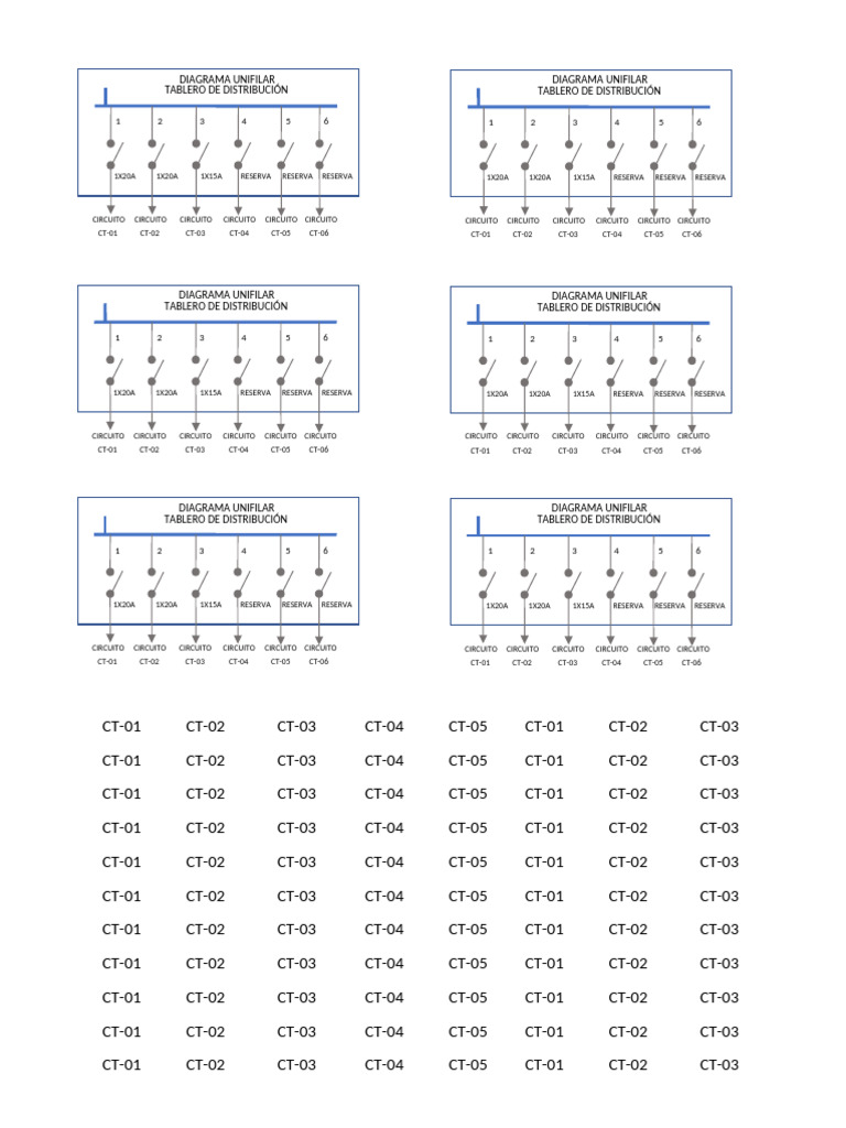 Diagramas Unifilares 3 | PDF | Ingenieria Eléctrica | Infografia